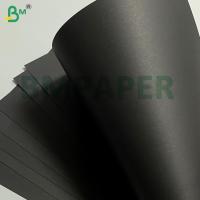China 80gsm Wood Pulp Double Side Black DIY Luxury Packaging Kraft Paper for sale