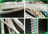 China 60gsm Grade Biodegradable White Craft Paper To Using For Different Color Pipe Drinking for sale