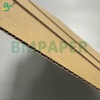 China Triple-Layer Brown E-Flute Corrugated Board To Make Packaging Cartons, Uncoated 140/100/140gsm for sale