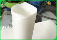 China Pure Wood Paddle Manufacturing 35g White Kraft MG Paper Rolls For Printing for sale