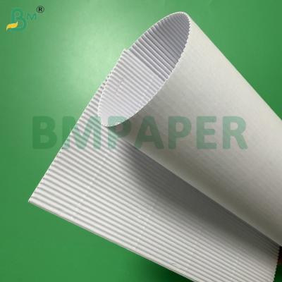 China White Mic-Corrugated Paper Rolls 100cmx50m,  2 Layers 70gsm + 70gsm for sale