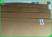 China 350gsm Three - Dimensional Solid Board Brown Kraft Liner Paper Wood Pulp Material for sale