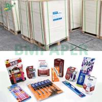 China Single Side Blister Face White Cardboard 350gram 400gram for Heat Sealing for sale