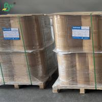 China 60g 100% Virgin Ribbed Brown Kraft Paper For Flower Packing 60cm High Strength for sale
