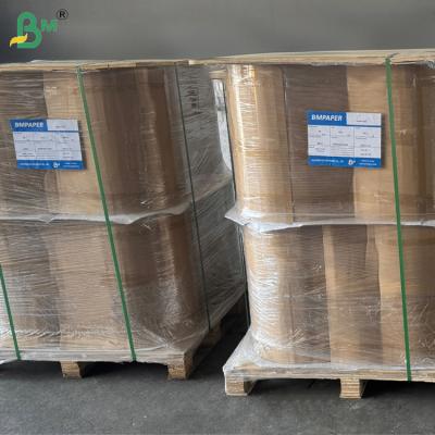 China 60g 100% Virgin Ribbed Brown Kraft Paper For Flower Packing 60cm High Strength for sale