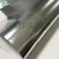 China 70gsm High Strength Printable Food grade Silver Aluminium Paper For Packaging Hamburger Cookies for sale