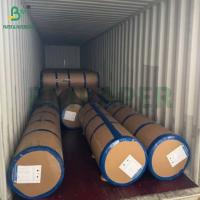 China Unbleached Anti Rust Kraft Roll Paper 40gsm for PV Glass Interleaving for sale