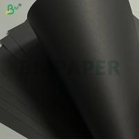China 120gsm Virgin Pulp Solid Black Paper For Hang Tags for sale