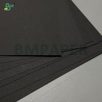 China 120gsm Virgin Pulp Solid Black Paper For Hang Tags for sale