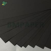 China 120gsm Virgin Pulp Solid Black Paper For Hang Tags for sale