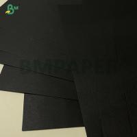 China 120gram  Smooth Texture High Stiffness Black Paper Sheet for sale