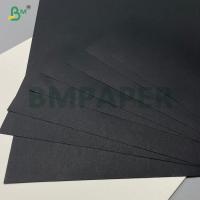 China 120gram  Smooth Texture High Stiffness Black Paper Sheet for sale