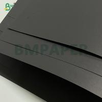 China 130gsm Black Paper Board Folding Resistant For Business Printing and Business Cards for sale