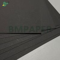 China Smooth Virgin Pulp 120gsm Black Paper Sheet For Hang Tag for sale