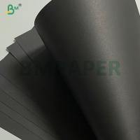 China Smooth Virgin Pulp 120gsm Black Paper Sheet For Hang Tag for sale