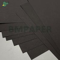 China Smooth Virgin Pulp 120gsm Black Paper Sheet For Hang Tag for sale