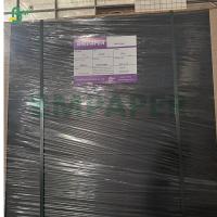 China Smooth Virgin Pulp 120gsm Black Paper Sheet For Hang Tag for sale