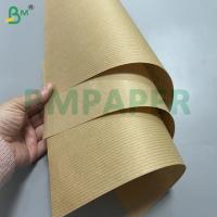 China 30gsm 32gsm Brown Color MG Ribbed Kraft Paper For Food Package 700mm 800mm for sale