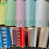 China 8.5in 9.5in CB CFB CF Carbonless Paper, 55gsm 60gsm NCR Rolls For Continuous Computer Paper for sale