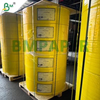 China NCR Paper Carbonless Copy Paper Roll with 100% Virgin Fibres, 48gsm - 80gsm Basis Weight, and CB CFB CF Coating for sale