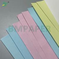 China 78gsm CB CFB CF Yellow White Pink Carbonless Copy Paper 214MM for sale