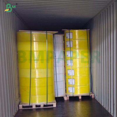 China White Blue Yellow 78-85g Carbonless Copy  Paper 214mm 305mm 650mm In Roll for sale