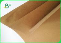 China 170gsm 450gsm ISO Certification Recycled Pulp Brown Kraft Paper For Packing for sale