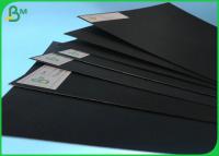 China 200g 250g Coated High Stiffness Book Binding Board /  Black Cardboard In Sheet for sale