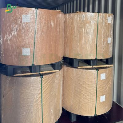 China One Side Glossy 70 GSM White Wet - Strength Paper Roll For Beer Label for sale