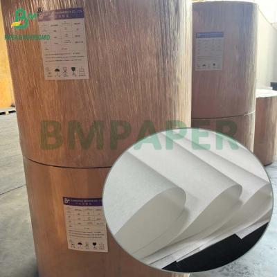 China White Greaseproof Food Grade Paper Jumbo Roll 40GSM 45GSM for Flexo Printing for sale