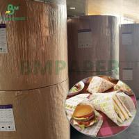 China Kit 5 Food Grade 40gsm Greaseproof Paper Roll 840mm for Wrapping Fast Food for sale