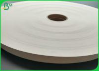 China 400mm Width 60gsm 120gsm Drinking Straw Base Paper Roll For Coffee Straw for sale