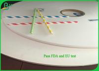 China FDA 60g 80g 120g Printed Drinking Straw Packing Paper with Food Grade Ink for sale