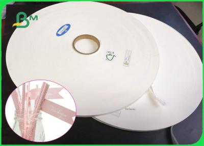 China 60gsm 120gsm Biodegradable FDA Food Grade Paper Roll /  Straw Paper for sale