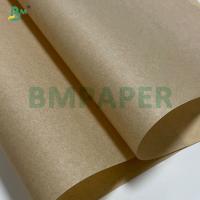 China 30gsm 35gsm Brown Grease Resistant Paper Rolls For Fast Food Packaging for sale