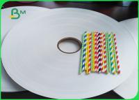 China 60g 120g White Paper Straw Base Paper Heat - Resistant FDA Straw Face Paper for sale