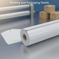 China PE Coated Paper Constructed Using PE Coating Material Size Range 600mm to 1400mm Ideal for Printing and Packaging Needs for sale