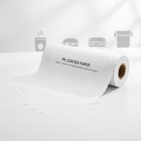 China Paper With Polyethylene PE Coated Paper 180gsm 350gsm Coating Material PE Ideal for Food Packaging Labeling and Protective Wrapping for sale