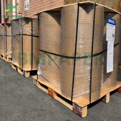 China 80gsm 90gsm Uncoat Brown Kraft Paper For Food Wrapping Bags 1000mm 1100mm for sale