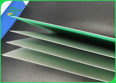 China ISO Certificated 1.0mm - 3.0 mm Uncoated Green Cardboard With Great Stiffness For Packages Boxes for sale
