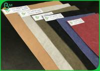 China Tear Resistant Eco - Friendly 0.3mm 0.55mm Colorful Washable Kraft Paper For DIY Bags for sale