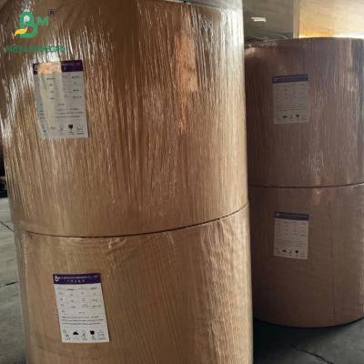China 40GSM White Uncoated Paper Reels 840MM for Packaging Shoes and Textiles for sale
