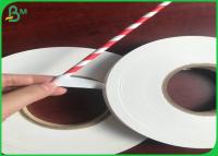 China 100% Biodegradable Food Grade Paper Roll / 787mm Harmless 26g Straw Paper For Coffee for sale