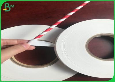 China 100% Biodegradable Food Grade Paper Roll / 787mm Harmless 26g Straw Paper For Coffee for sale