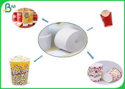 China Eco - Friendly Biodegradable 180gsm 200gsm 230gsm PE Coated Food Grade Paper Roll For Lunch Box for sale
