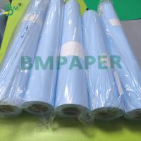 China Bright Blue Color Dual Sided Paper Roll 80gsm for Architectural for sale