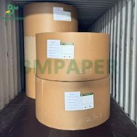 China 60gsm 70gsm Coating 1 Side Brown Ribbed Kraft Paper for Normal package 900mm 1000mm for sale