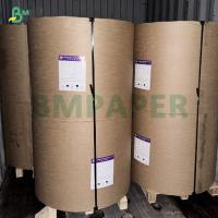 China One Side Glossy Long Fiber Machine Glazed Striped Kraft Paper For Packing for sale
