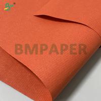 China One Side Glossy Long Fiber Machine Glazed Striped Kraft Paper For Packing for sale