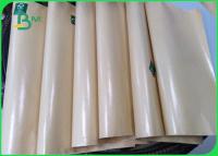 China 100% Waterproof PE Coated Brown Kraft Paper For Fast Food Packaging Box for sale
